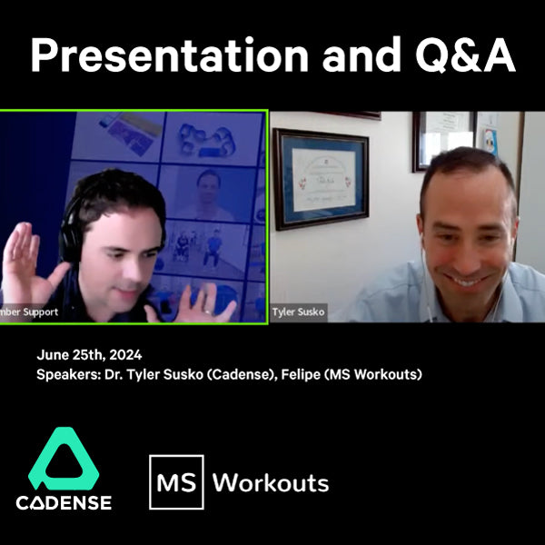 Cadense x MS Workouts: Presentation, Q&A Event Recap - June 25th, 2024